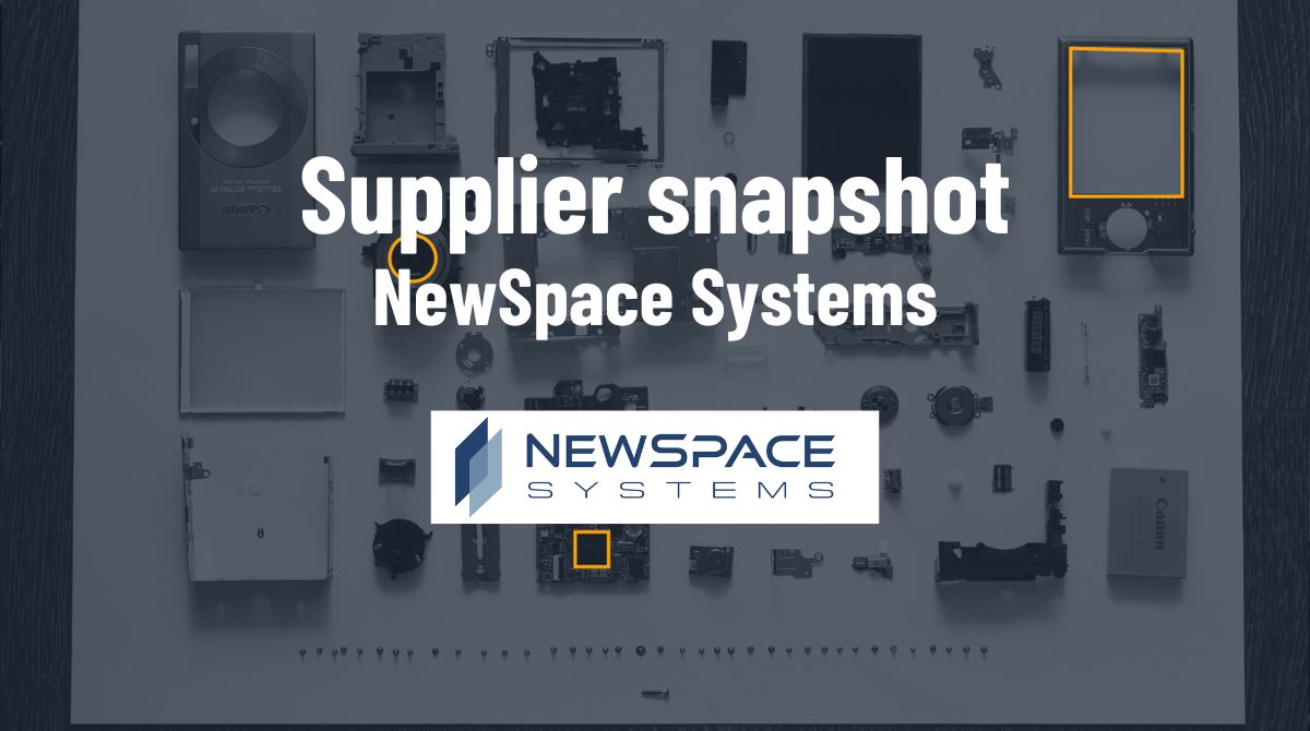 Supplier snapshot: NewSpace Systems in 2024 | satsearch blog